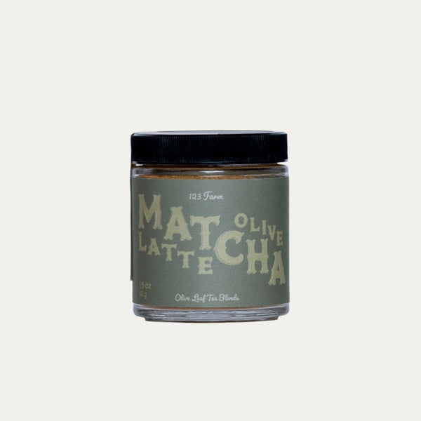 Olive Leaf Tea: Olive Matcha Latte – 123 Farm